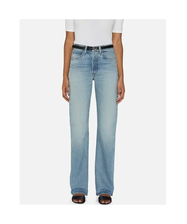FRAME Belt Loop Jeans - Gray