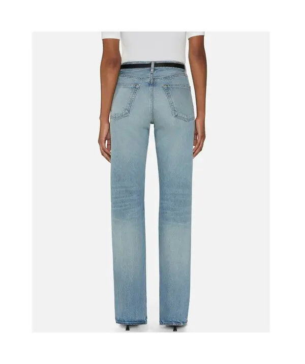 FRAME Belt Loop Jeans - Gray