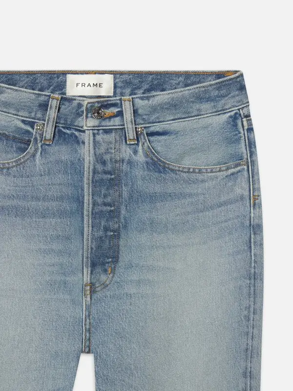 FRAME The Vertical Straight-leg Jeans - Gray