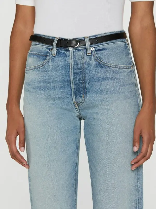 FRAME The Vertical Straight-leg Jeans - Gray
