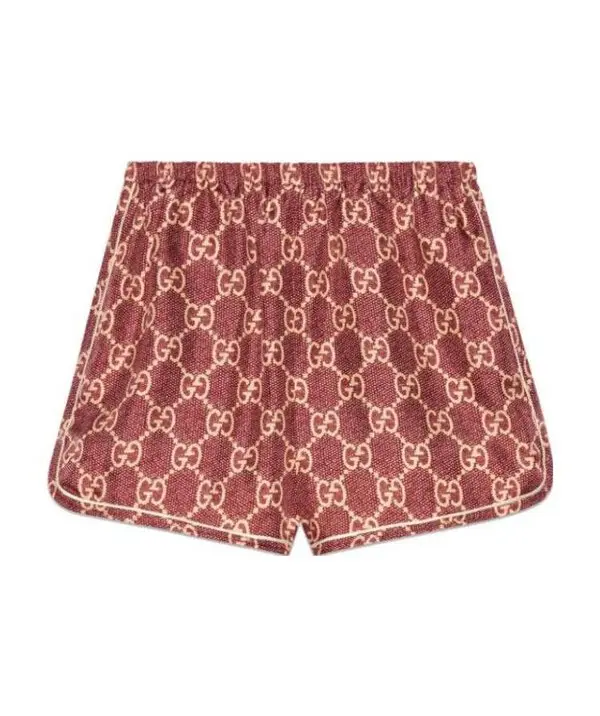 Gucci Gg Supreme Short Shorts - Pink