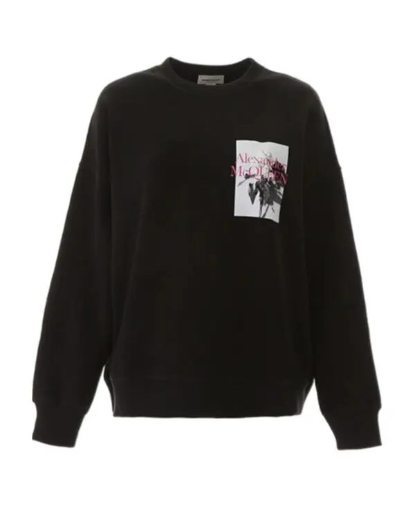 Alexander McQueen Patterned Crewneck Sweater