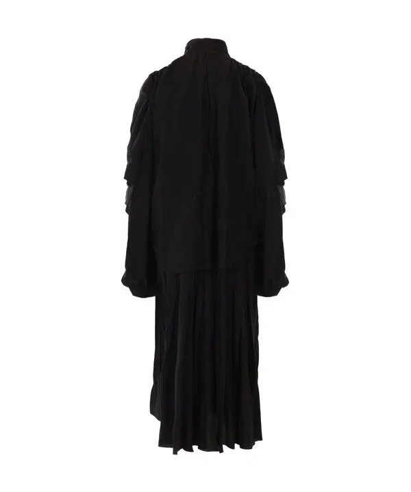 Balenciaga Creased-effect Midi Dress