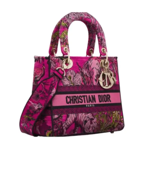 Dior Lady D-lite Bag - Red