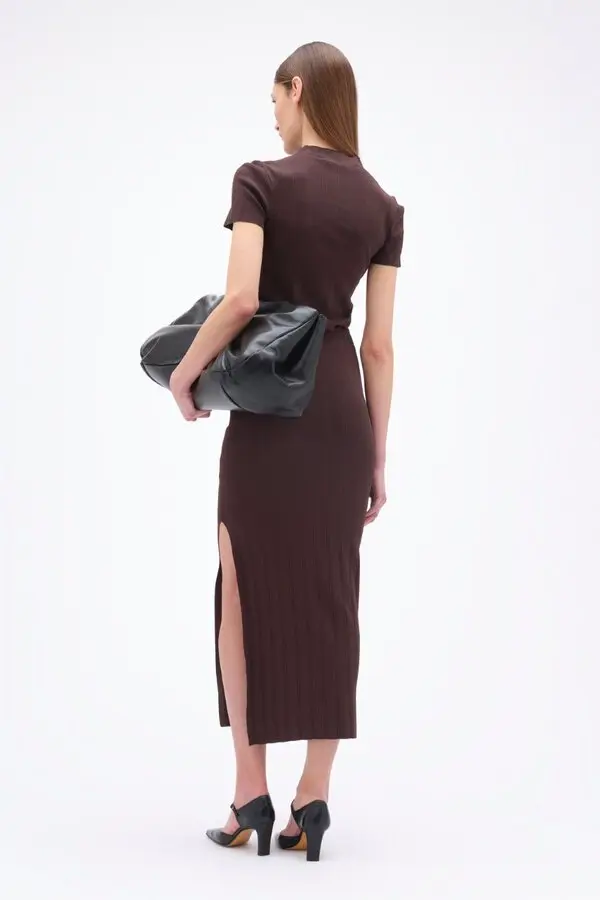 REMAIN BIRGER Christensen Side Slit Midi Skirt