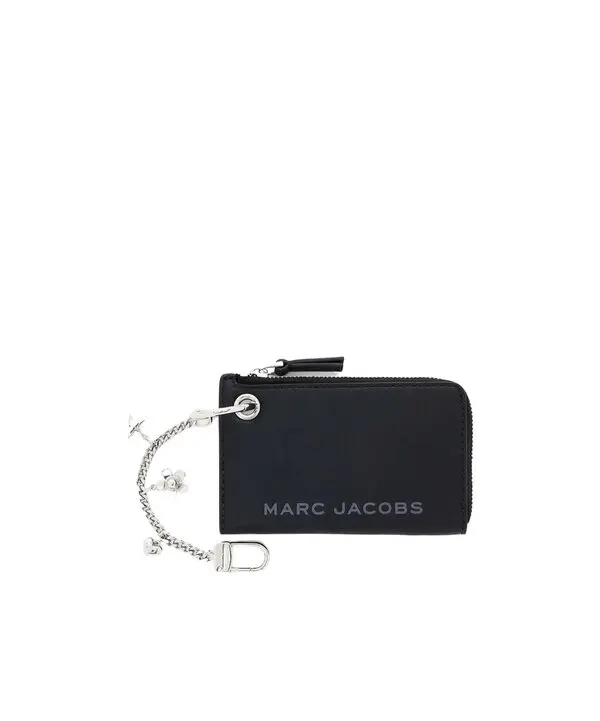 Marc Jacobs Top Zip Charm Wallet - Black
