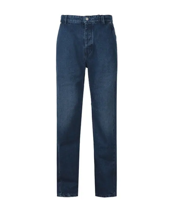 Kenzo Straight Leg Jeans With Buckle Detail