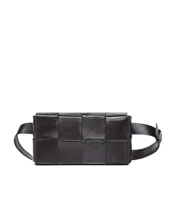 Bottega Veneta Mini Cassette Belt Bag - Black