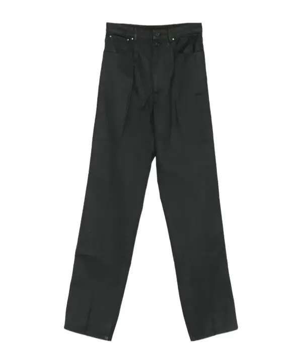 LEMAIRE Pleated Trousers - Black