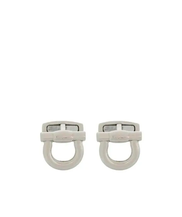 FERRAGAMO Gancini Cufflinks - Gray