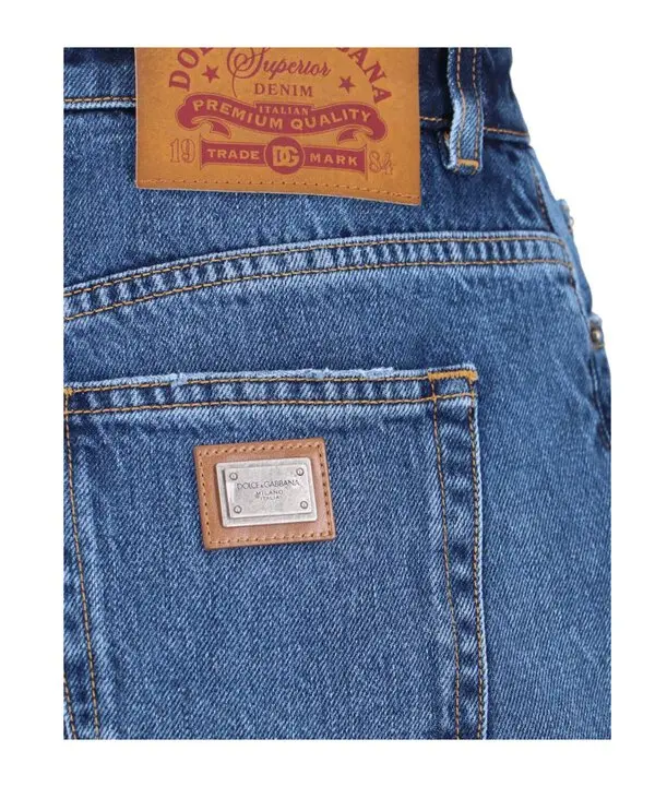 Dolce & Gabbana High-rise Denim Shorts