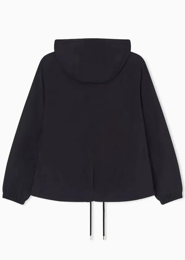 Emporio Armani Hooded Blouson Jacket With Drawstring
