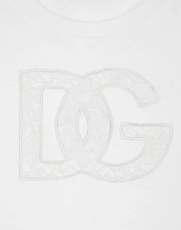 Dolce & Gabbana Dg Logo Patch Jersey T-shirt