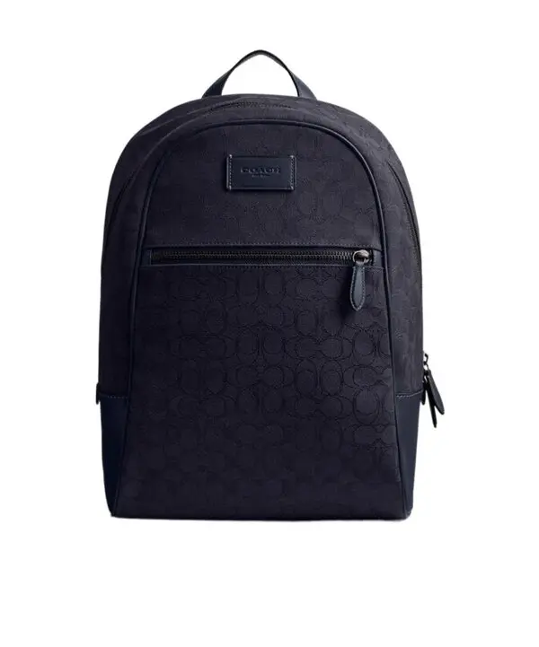 COACH Theo Monogram Backpack - Midnight Navy