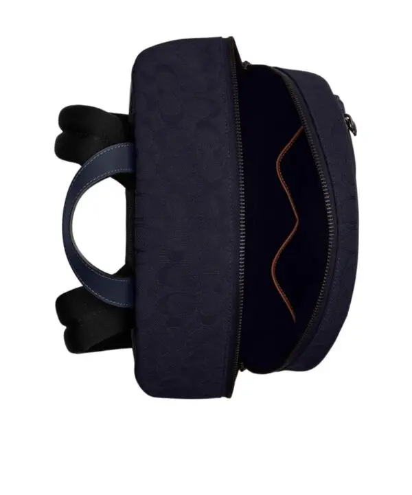 COACH Theo Monogram Backpack - Midnight Navy