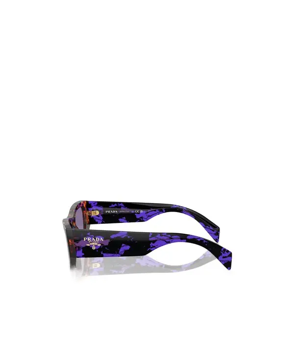 Prada Rectangular Frame Sunglasses - Purple