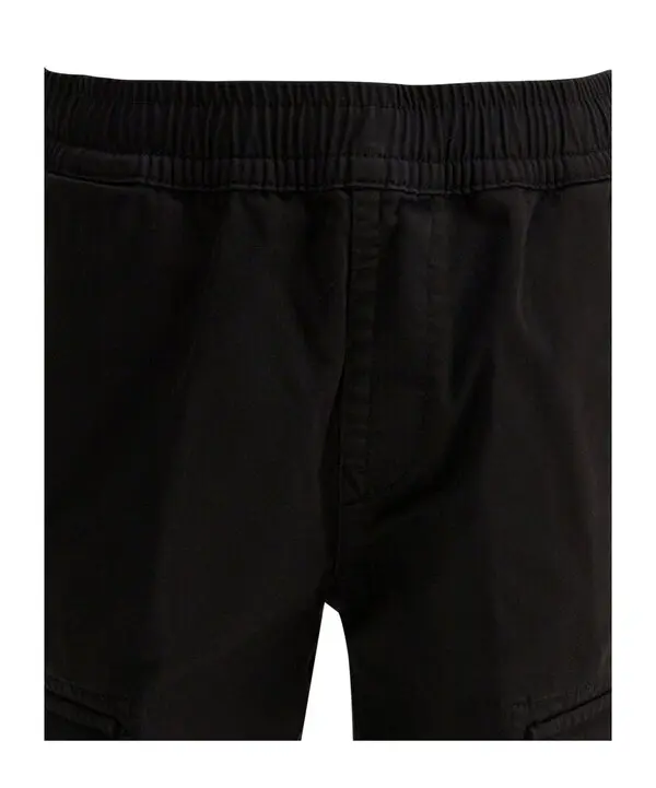 Stone Island Elastic Waist Cargo Pants - Black