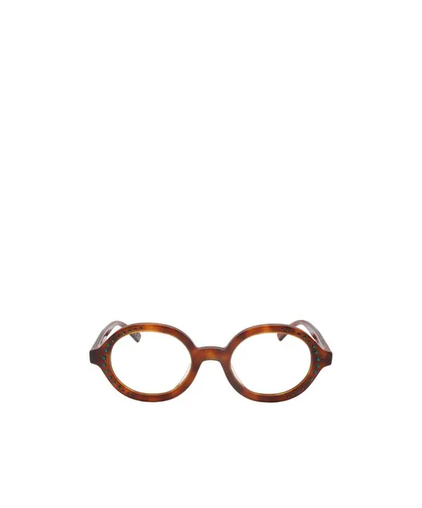 Marni Geometric Frame Eyeglasses - Red