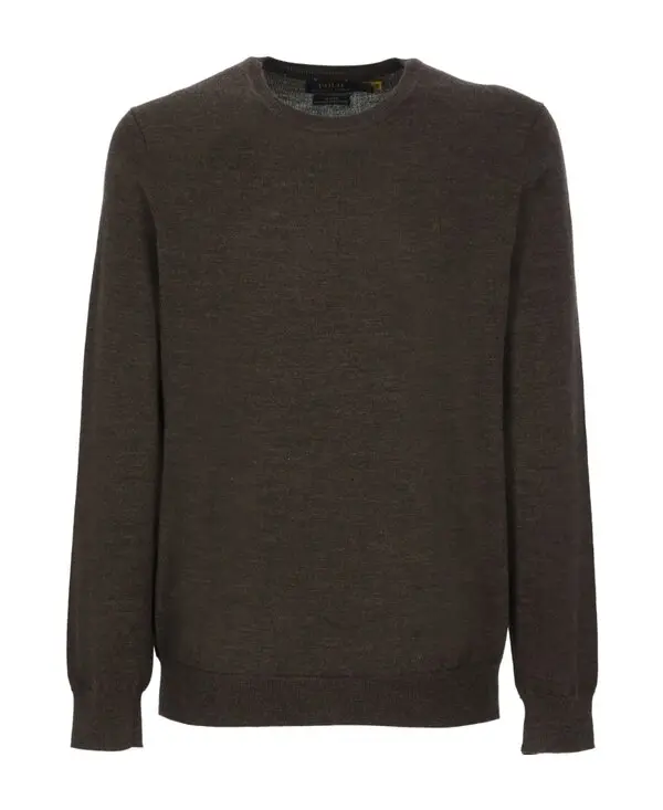 Polo Ralph Lauren Embroidered Crewneck Jumper - Black