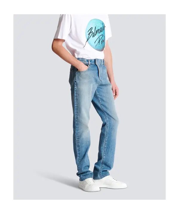 Balmain Regular-fit Denim Jeans - Blue