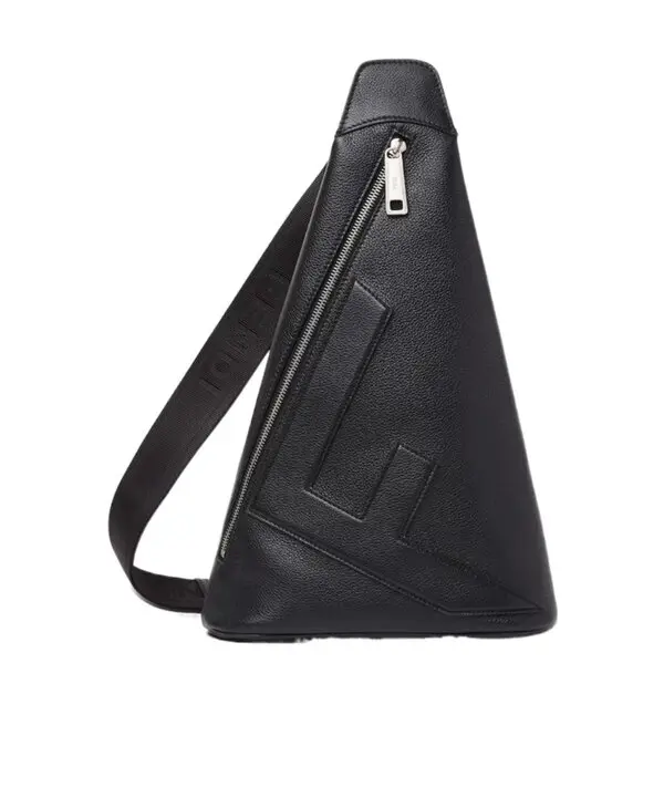 Fendi Roma Cono One-shoulder Backpack - Black