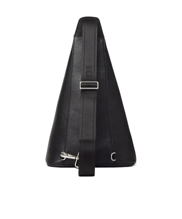 Fendi Roma Cono One-shoulder Backpack - Black
