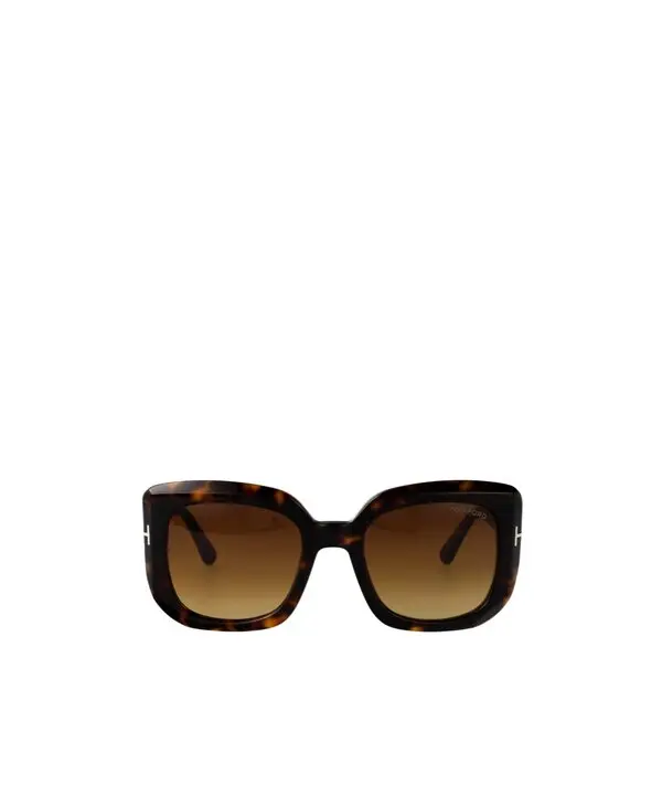 TOM FORD Tortoiseshell Full Rim Sunglasses - Brown