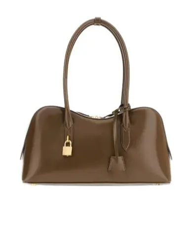 Stella McCartney Zipper Shoulder Bag - Brown