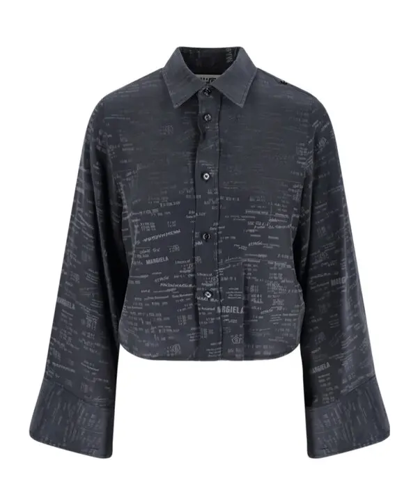 MAISON MARGIELA Jacquard Convertible Shirt