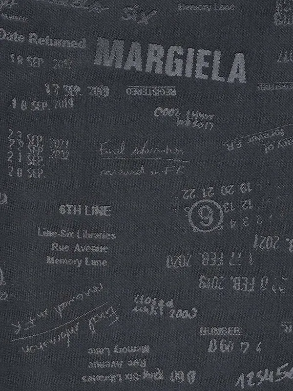 MAISON MARGIELA Jacquard Convertible Shirt