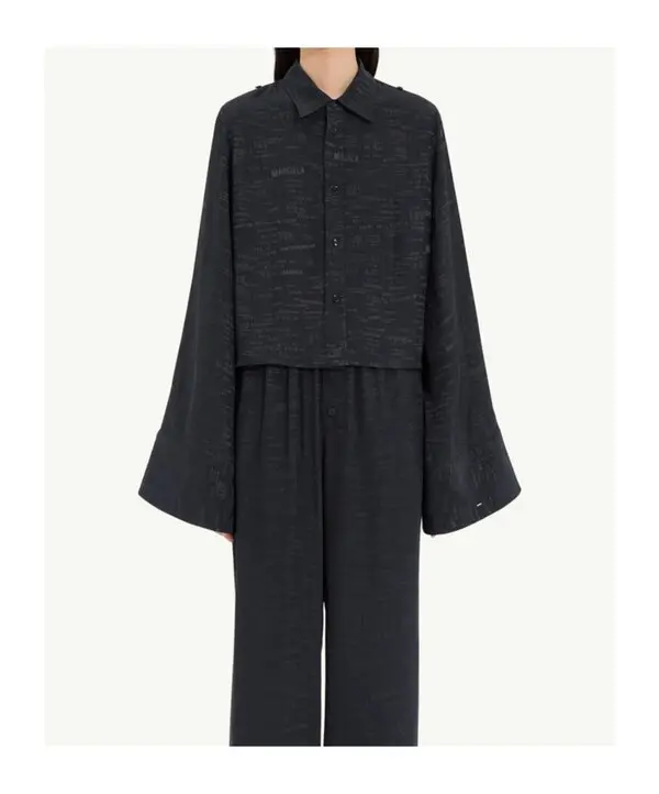 MAISON MARGIELA Jacquard Convertible Shirt