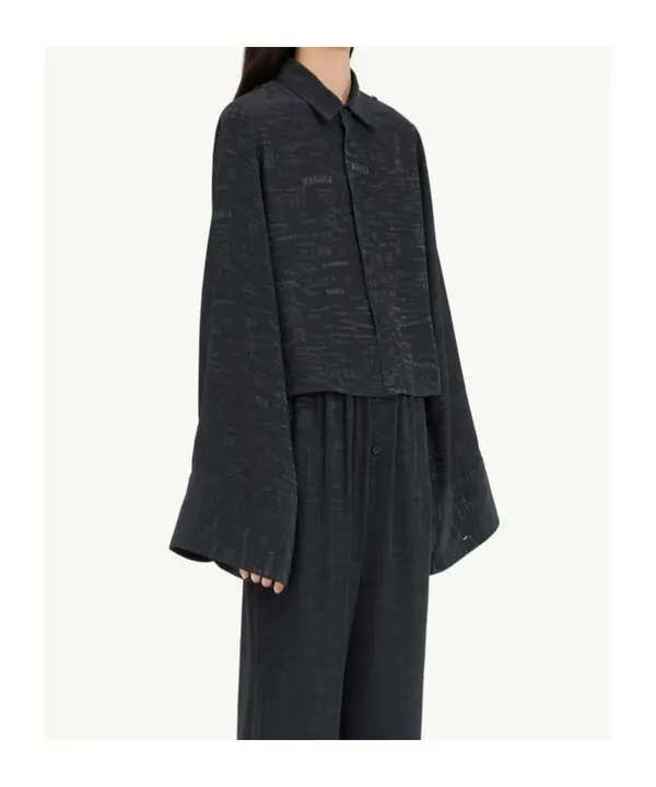 MAISON MARGIELA Jacquard Convertible Shirt