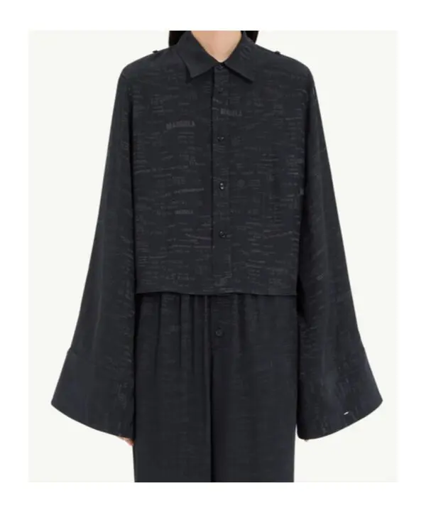 MAISON MARGIELA Jacquard Convertible Shirt