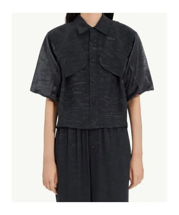 MAISON MARGIELA Jacquard Convertible Shirt