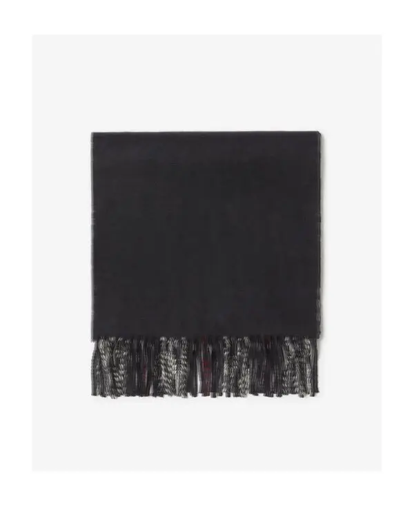 Burberry Check-printed Fringed-edge Reversible Scarf
