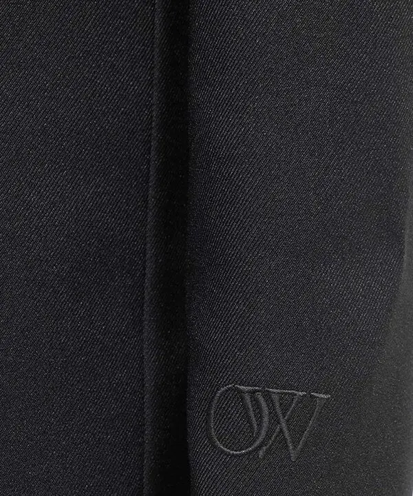 Off-White Single-breasted Long-sleeved Blazer
