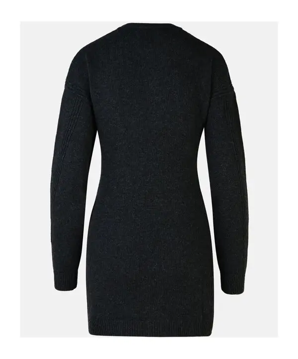 Moschino Chain Detailed Drop Shoulder Knitted Dress