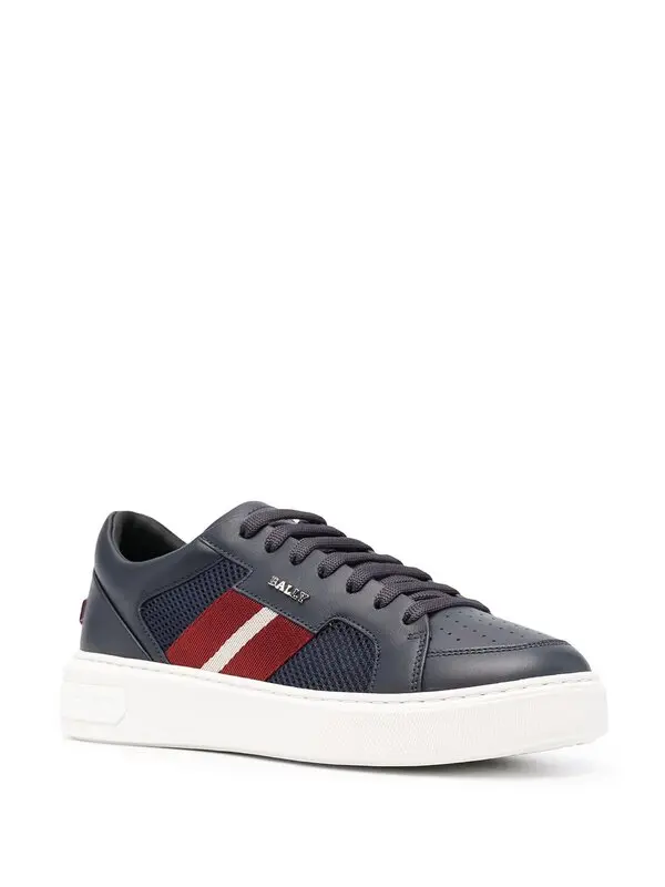 Bally Striped Band Chunky Sole Sneakers
