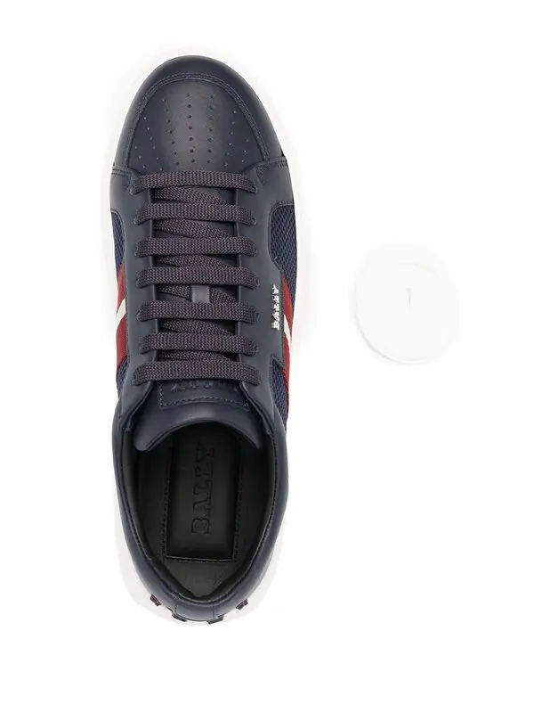 Bally Striped Band Chunky Sole Sneakers