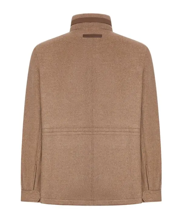 Zegna Long-sleeved High-neck Jacket