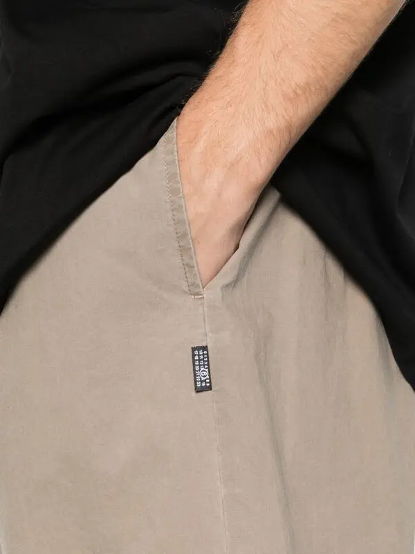 MAISON MARGIELA Elasticated Logo Patch Shorts