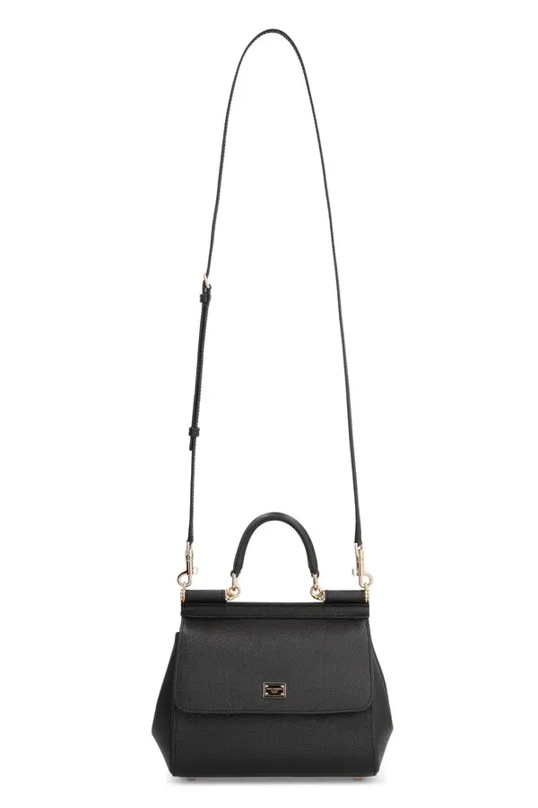 Dolce & Gabbana Small Sicily Handbag - Black