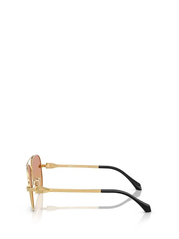 Versace Pilot Frame Sunglasses - Nude