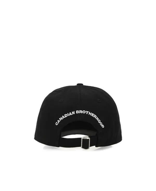 Dsquared2 Logo Embroidered Distressed Baseball Cap