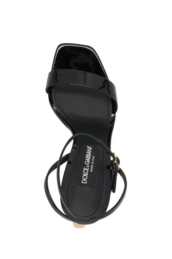 Dolce & Gabbana Keira Logo Heel Sandals