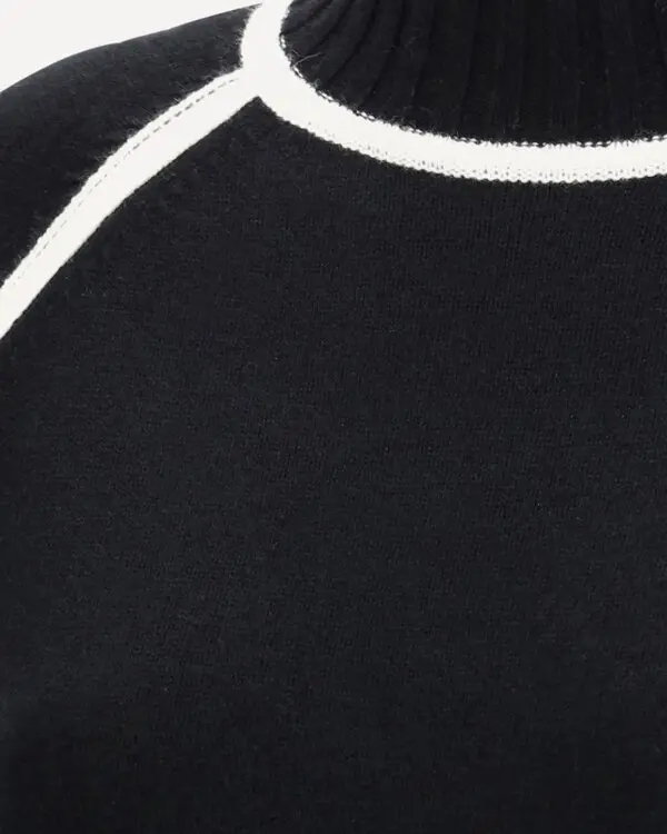 Max Mara Pescara High Neck Jumper - Black