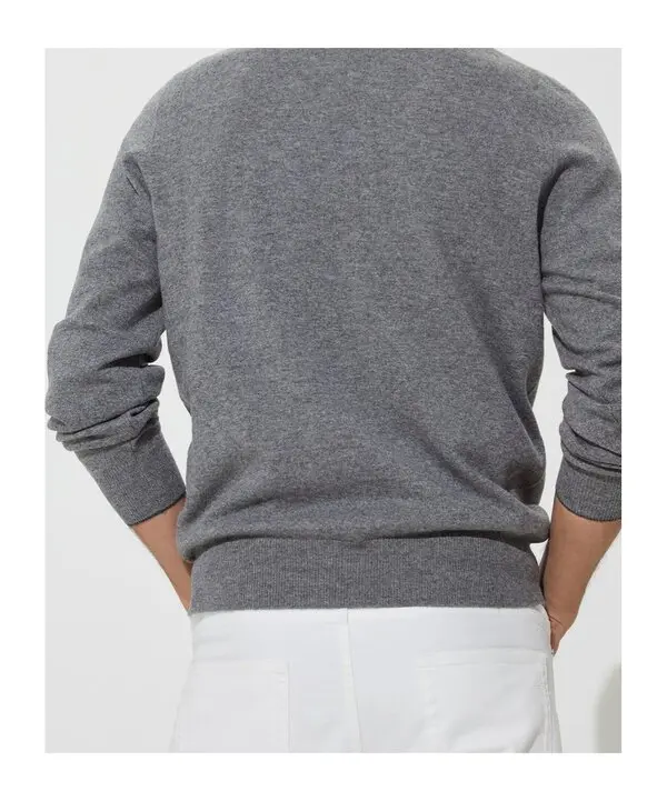 Brunello Cucinelli Crewneck Knitted Jumper - Grey