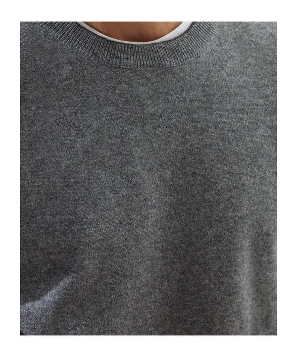 Brunello Cucinelli Crewneck Knitted Jumper - Grey