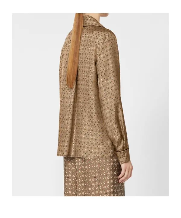 Max Mara Disco Printed Button-up Shirt