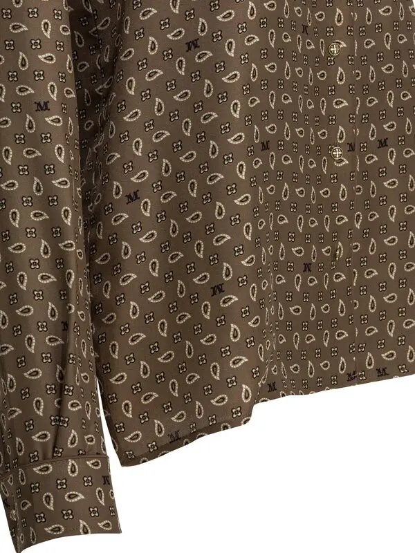 Max Mara Disco Printed Button-up Shirt